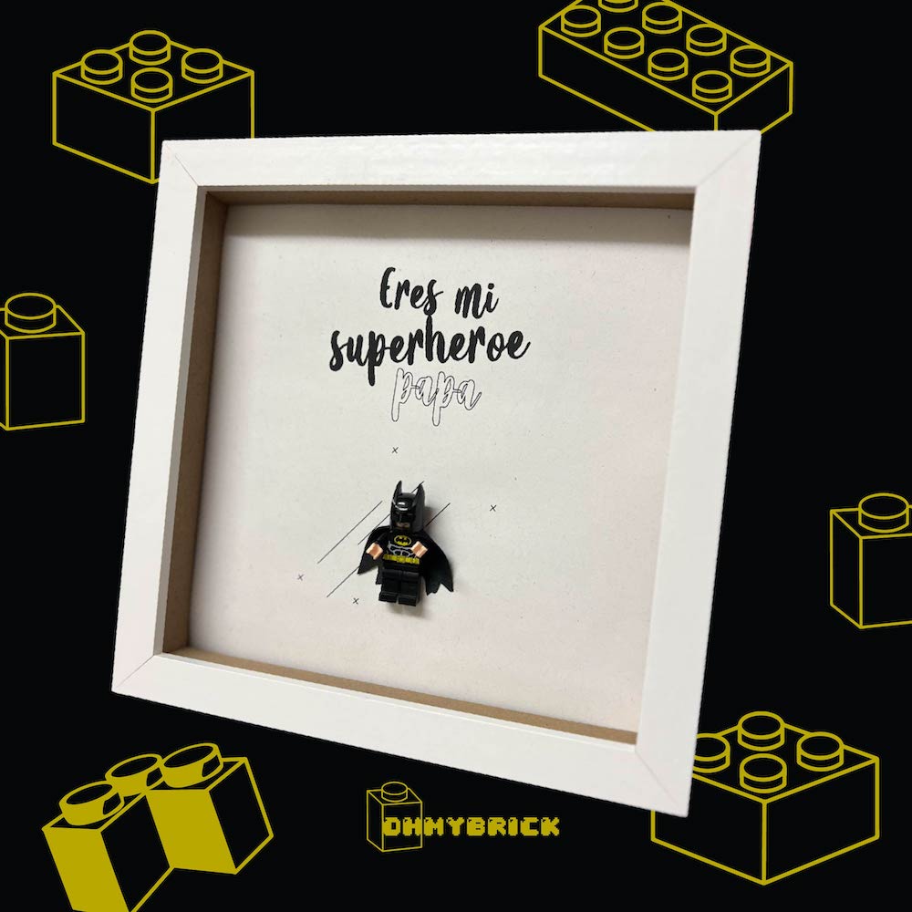 Cuadro eres mi superhéroe - Ohmybrick